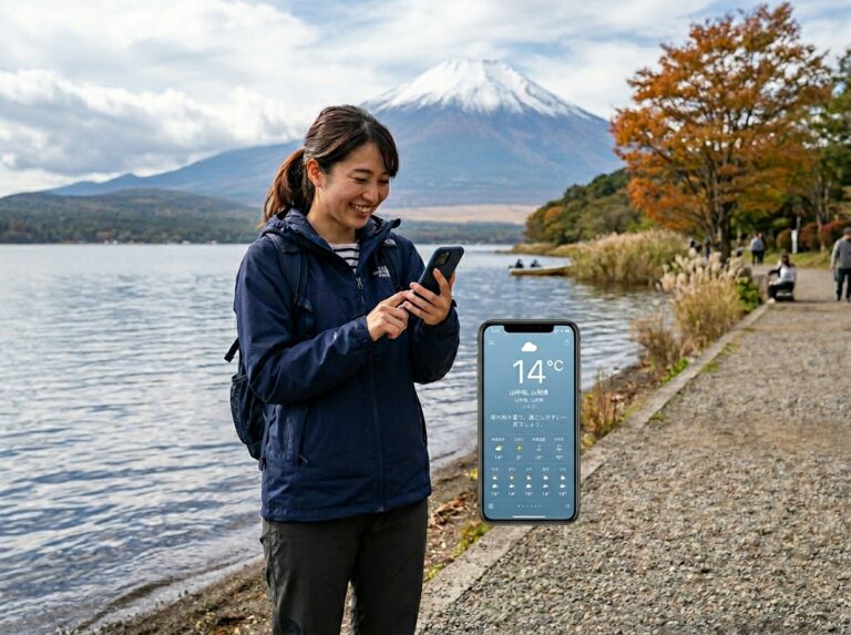 【2026年最新】山中湖の天気 完全ガイド｜リアルタイム気温・週間予報・服装アドバイス | 山中湖ガイド